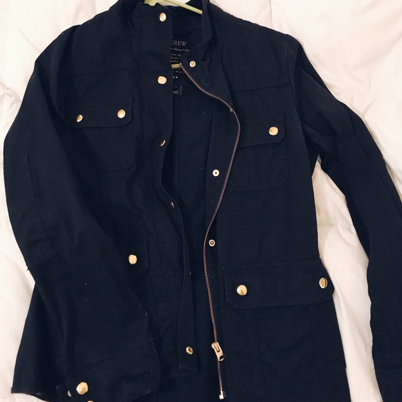 J. Crew | Jackets & Coats | J Crew Navy Field Jacket | Poshmark